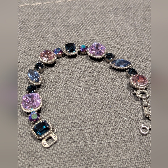 Sorrelli | Jewelry | Sorrelli Purple And Blue Gemstone Bracelet | Poshmark